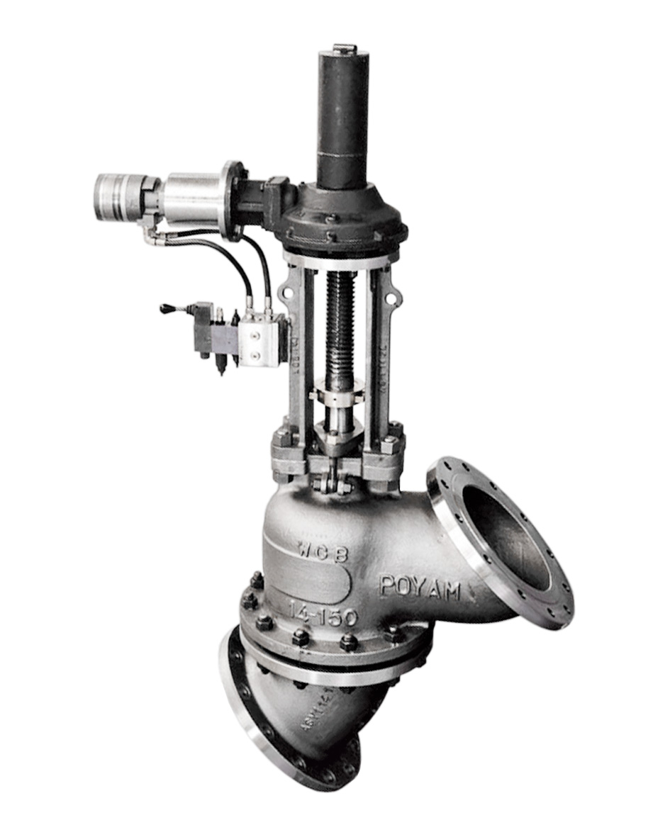 Slurry angle straight through valve - Ampo